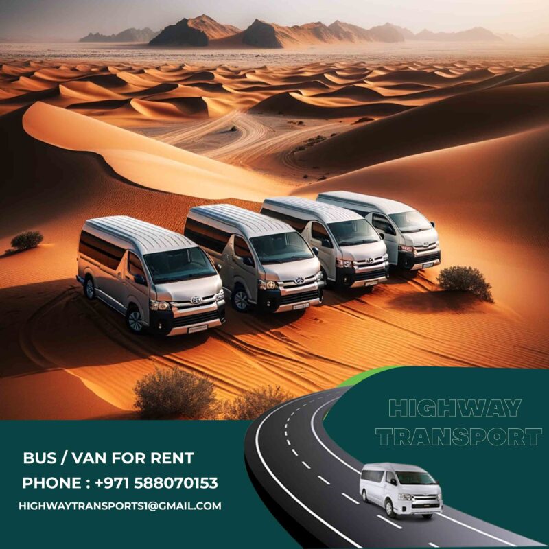 30 seater bus rental Dubai - Highway Transport